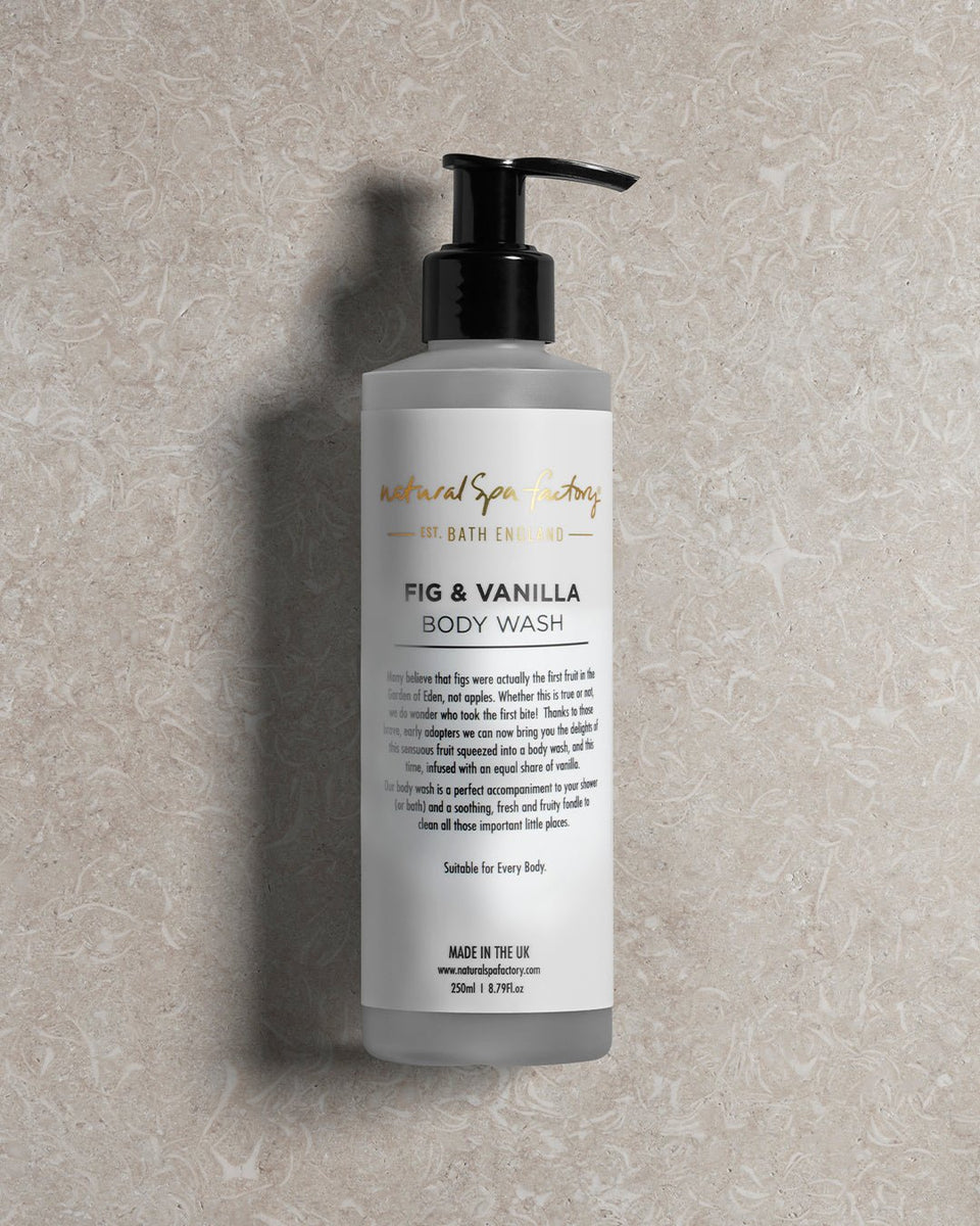 Fig & Vanilla Vegan Friendly Body Wash | Natural Spa Factory – Natural ...