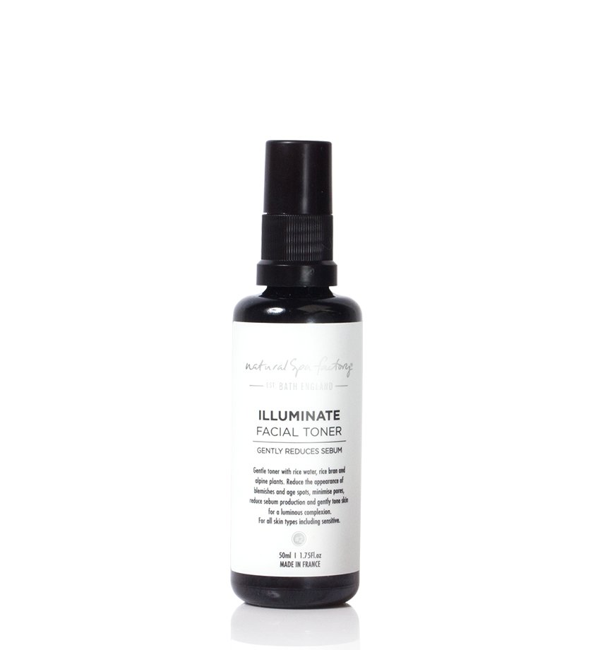 Illuminate Facial Toner - to Brighten Skin & Gently Reduce Sebum (50ml ...